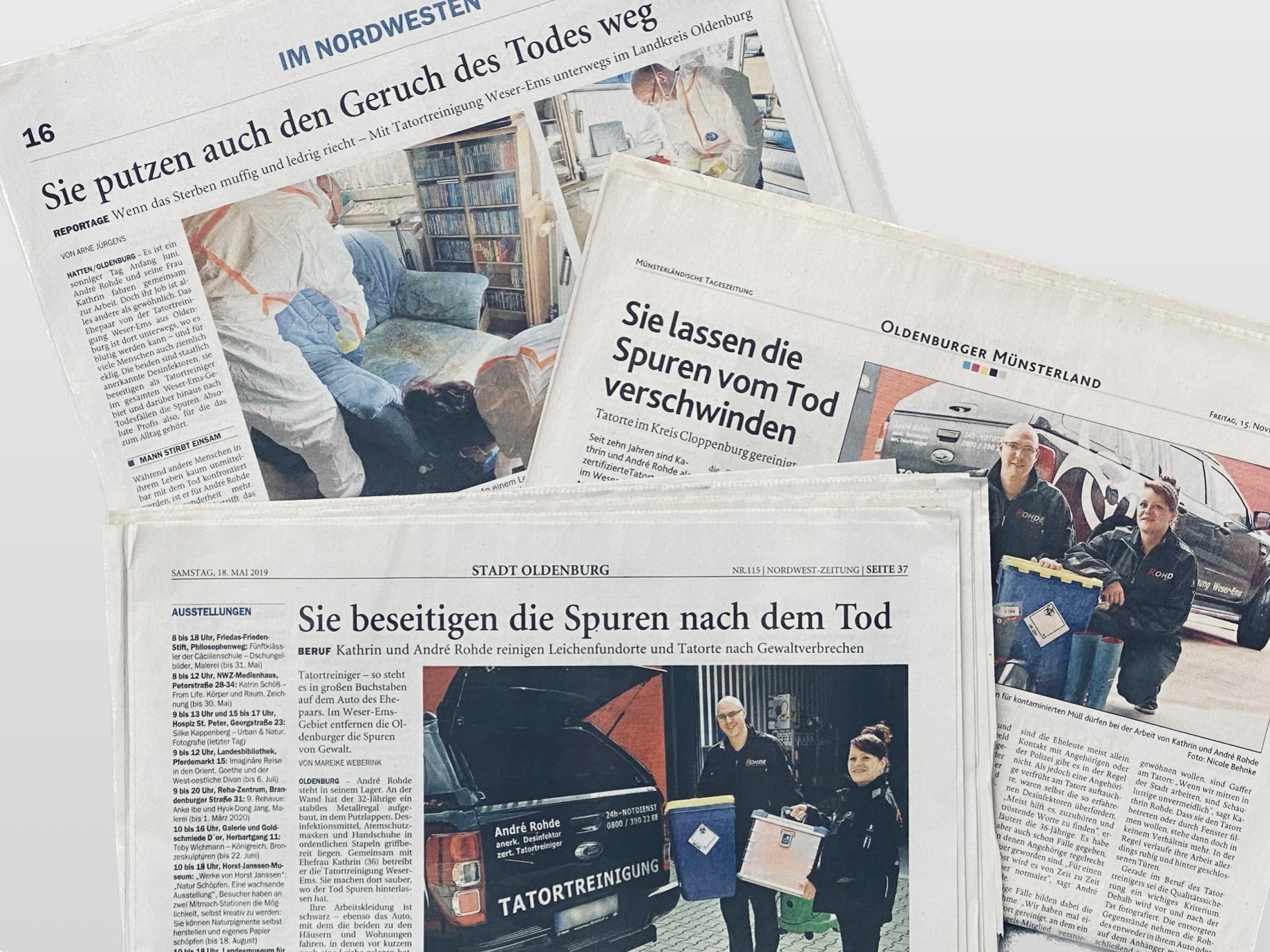 Pressearchiv / Tatortreinigung Weser-Ems